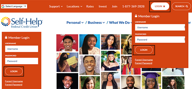 Using This Website FAQ | Self-Help Federal Credit Union